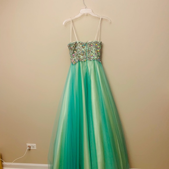 Splash | Dresses | Splash Landa Mint Evening Pageant Prom Dress Gown ...